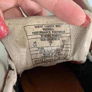 Merrell | Shoes | Red Merrell Sneakers Sprint Varsity Red | Poshmark